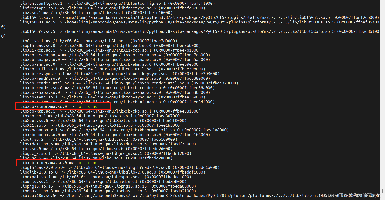 Ubuntu下遇到报错qt.qpa.plugin: Could not load the Qt platform plugin “xcb“ in “***“ even though it ...