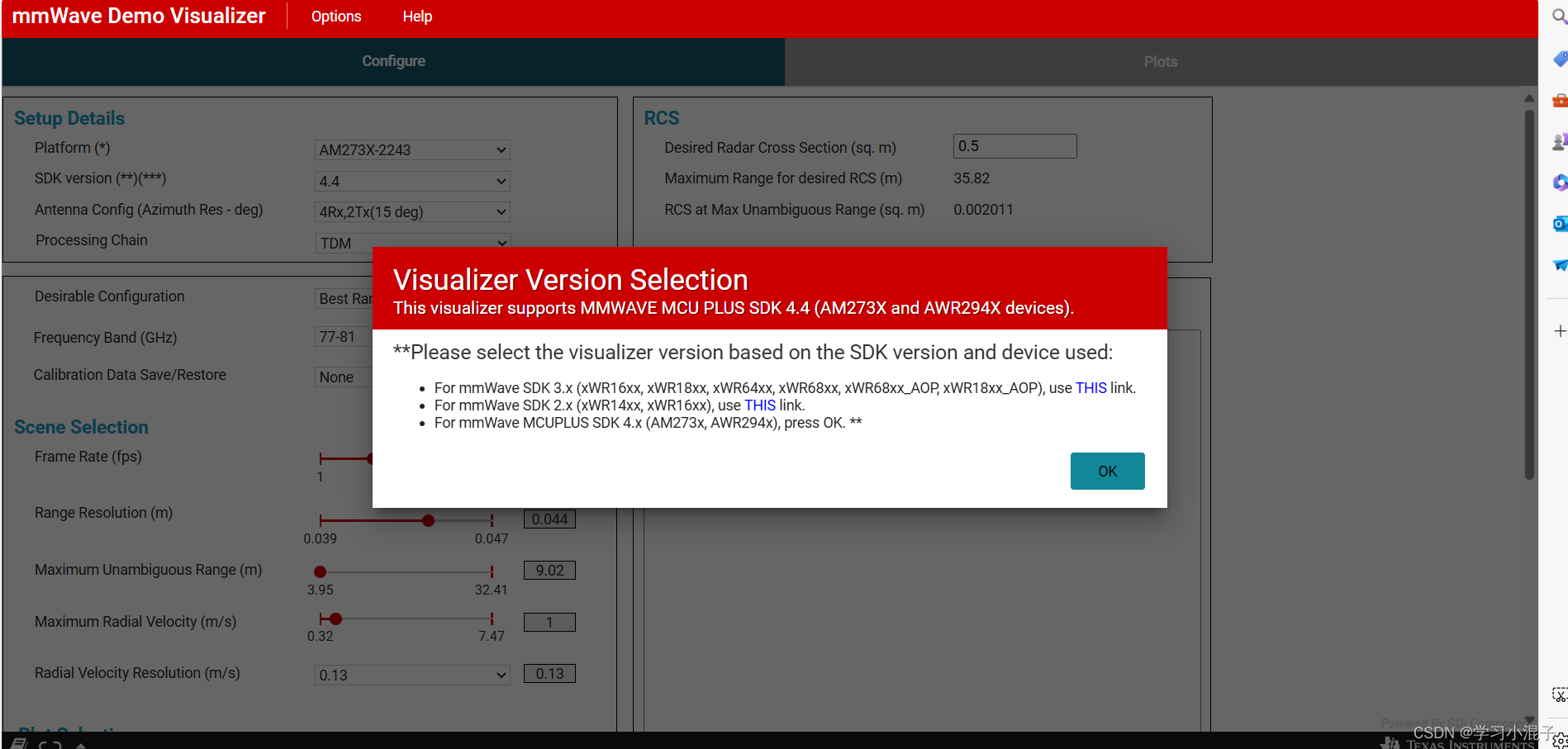IWR6843ISK+mmWAVEICBOOST 运行ti例程-CSDN博客