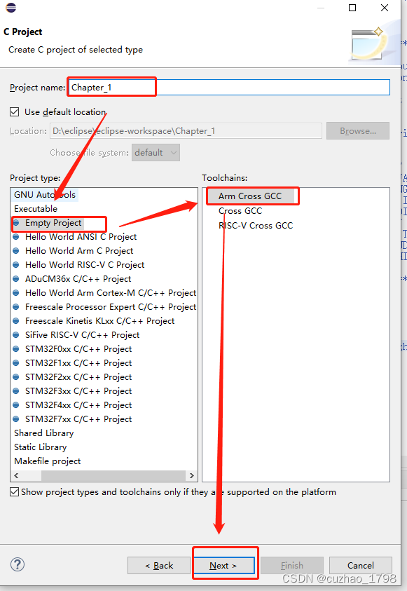 一、搭建Eclipse gcc mcu开发环境_ecplice 配置mcu-CSDN博客
