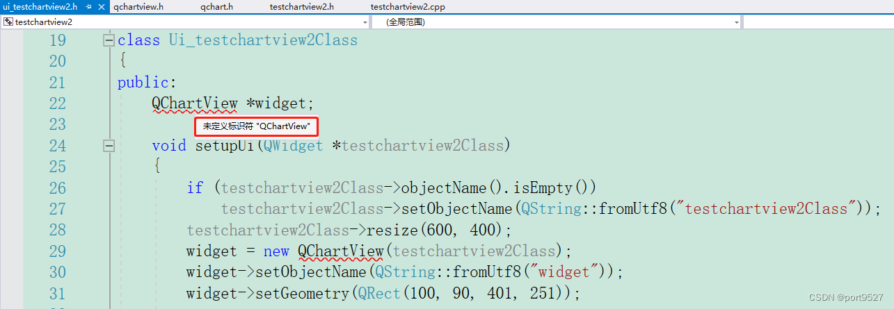 Visual Studio开发Qt5.12.3，使用QChartView widget时报错问题_qwidget在include的时候报错-CSDN博客