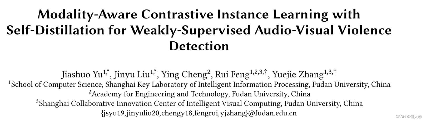 Modality-Aware Contrastive Instance Learning with Self-Distillation ... 论文阅读-CSDN博客