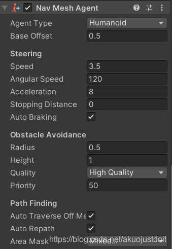 学习笔记：unity自带寻路(导航)系统：Nav Mesh导航网格_unity navmesh-CSDN博客