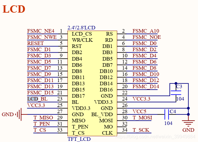 FSMC驱动TFT_LCD(mcu接口) --Stm32CubeIDE_lcd驱动mcu-CSDN博客