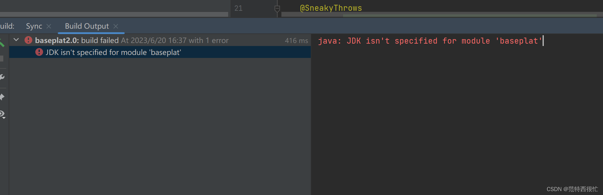 java: JDK isn‘t specified for module_java: jdk isn't specified for module-CSDN博客