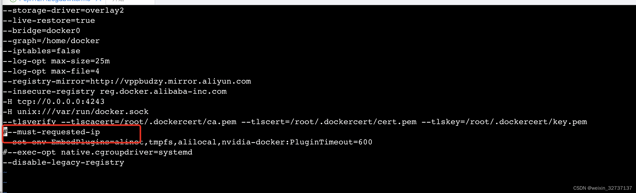 docker run报错 Error response from daemon: -e RequestedIP or --ip not set ...