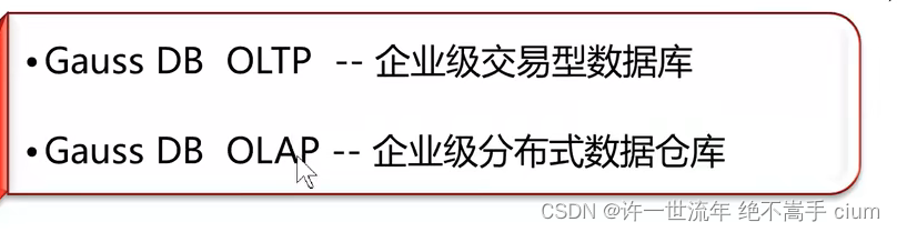 Gauss DB：高性能数据库系统及gsql工具详解-CSDN博客