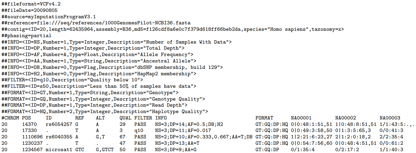 基因组分析格式详解：SAM、VCF、GTF/GFF3、BED与BedGraph-CSDN博客