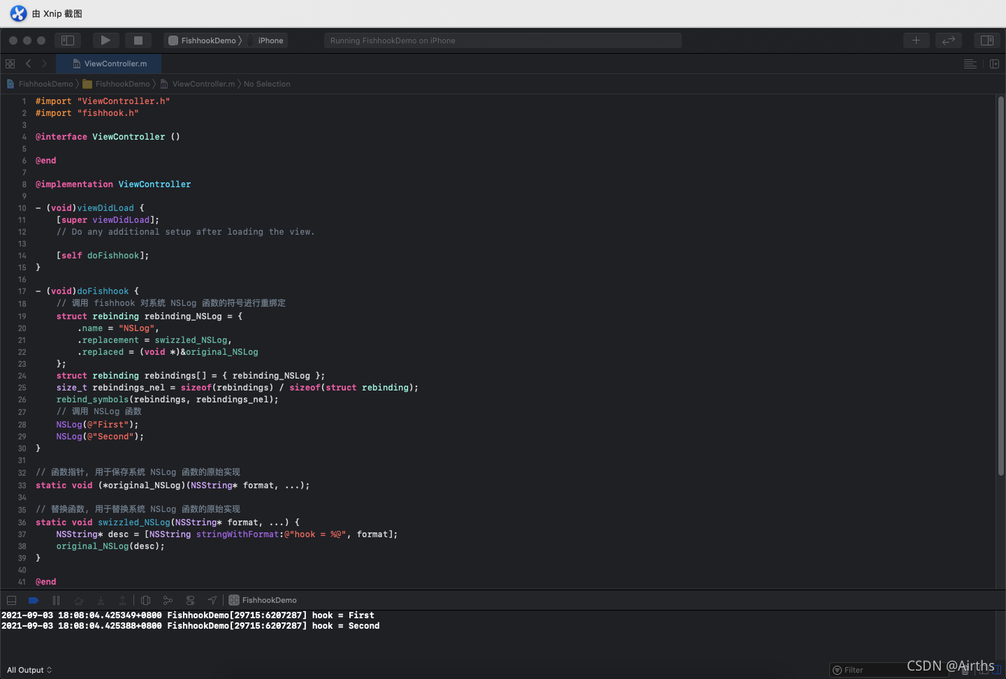 fishhook（二）：基本使用 && 源码分析_fishhook 使用-CSDN博客