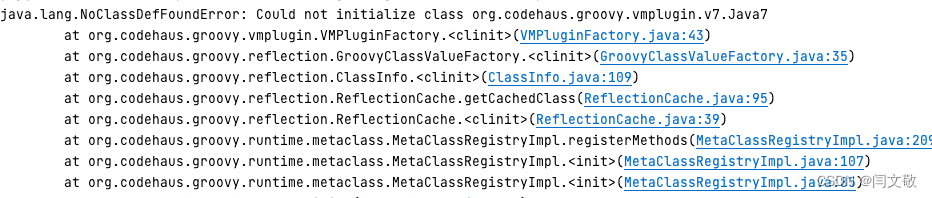 Android Studio：Could not initialize class org.codehaus.groovy.vmplugin.v7.Java7_could not ...
