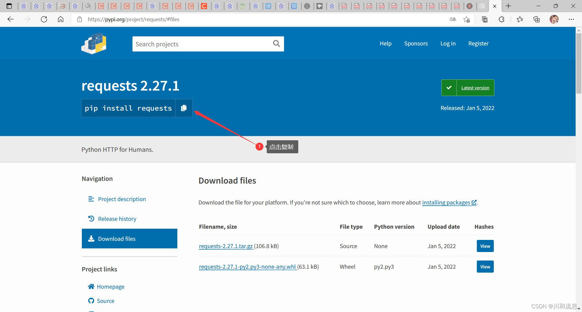 Python3.9.5安装requests库_requests与 python 的对应版本-CSDN博客