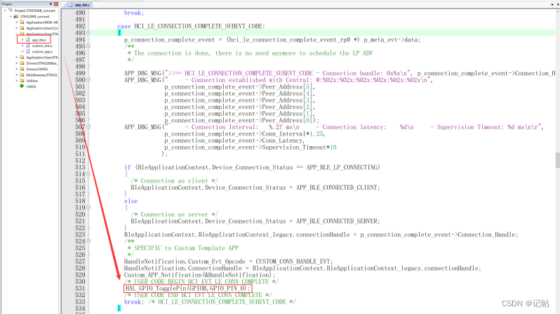 STM32WB55开发(1)----监测STM32WB连接状态_stm32wb55 gattclinet-CSDN博客