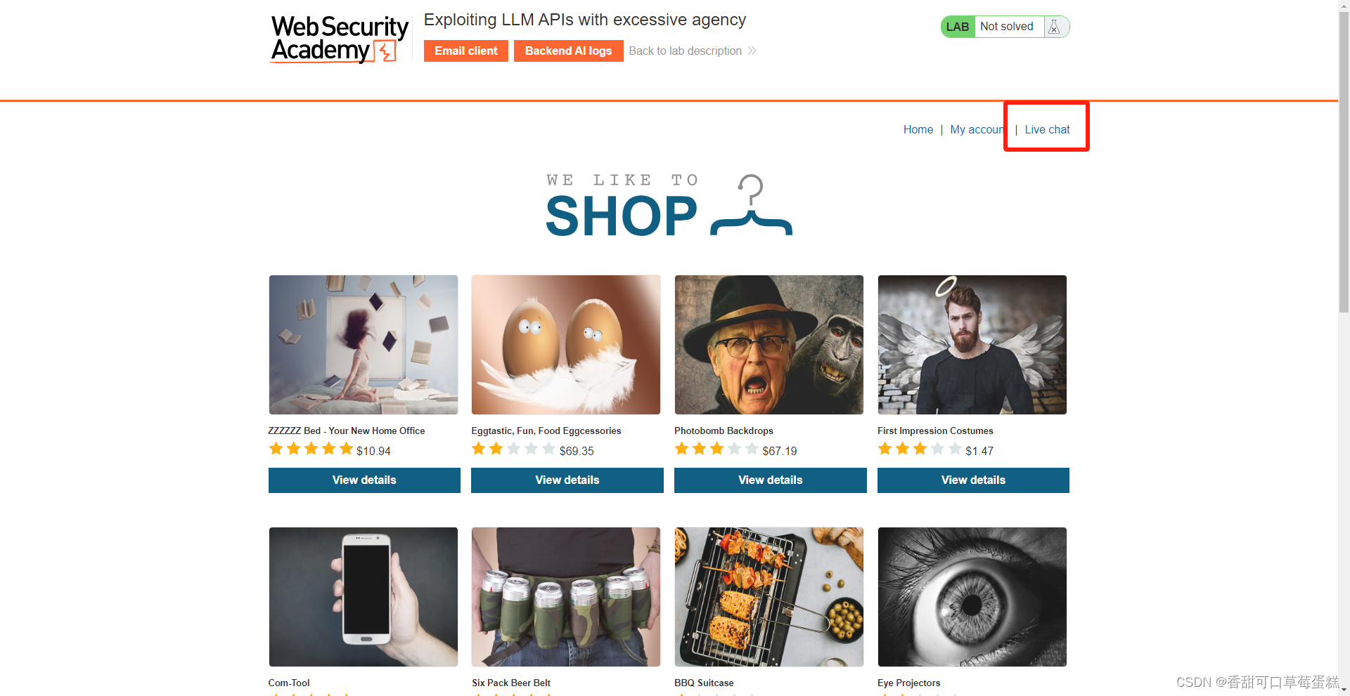 Web LLM 攻击实验：利用 LLM API 实现 SQL 注入_api sql注入-CSDN博客