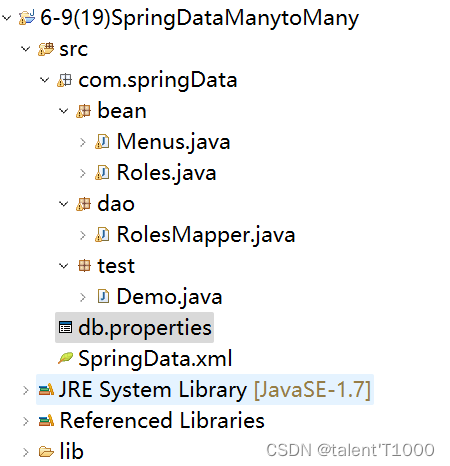 SpringData 多对多案例_设计多对多表时,java需要多少个实体类-CSDN博客
