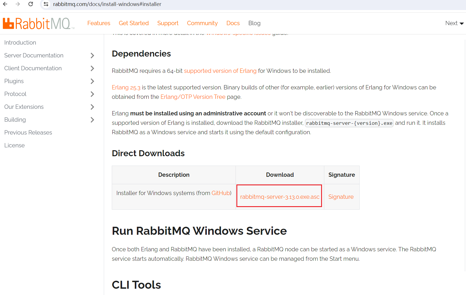 windows安装 RabbitMQ_rabbitmq3.13下载-CSDN博客