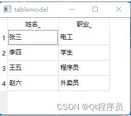 Qt SQL：QSqlQueryModel、QSqlTableModel-CSDN博客