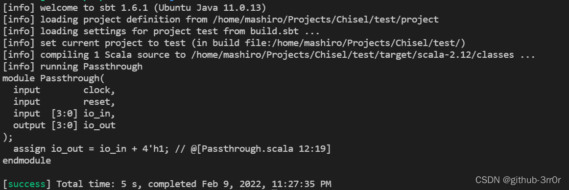 Chisel教程——02.Chisel环境配置和第一个Chisel模块的实现与测试-CSDN博客