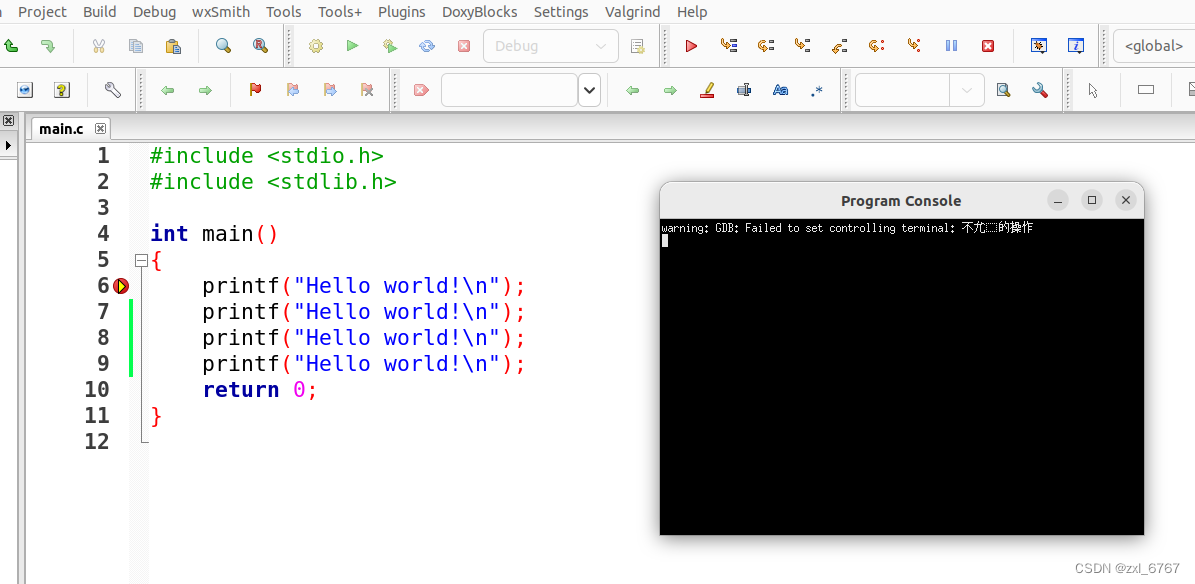 Linux中codeblocks如何调试c/c++程序_linux code::blocks c语言开发调试-CSDN博客