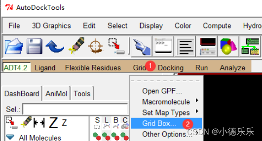 AutoDock分子对接教程 小分子对接 AutoGrid和AutoDock并实现分子对接 分子对接软件（亲测有效）-CSDN博客