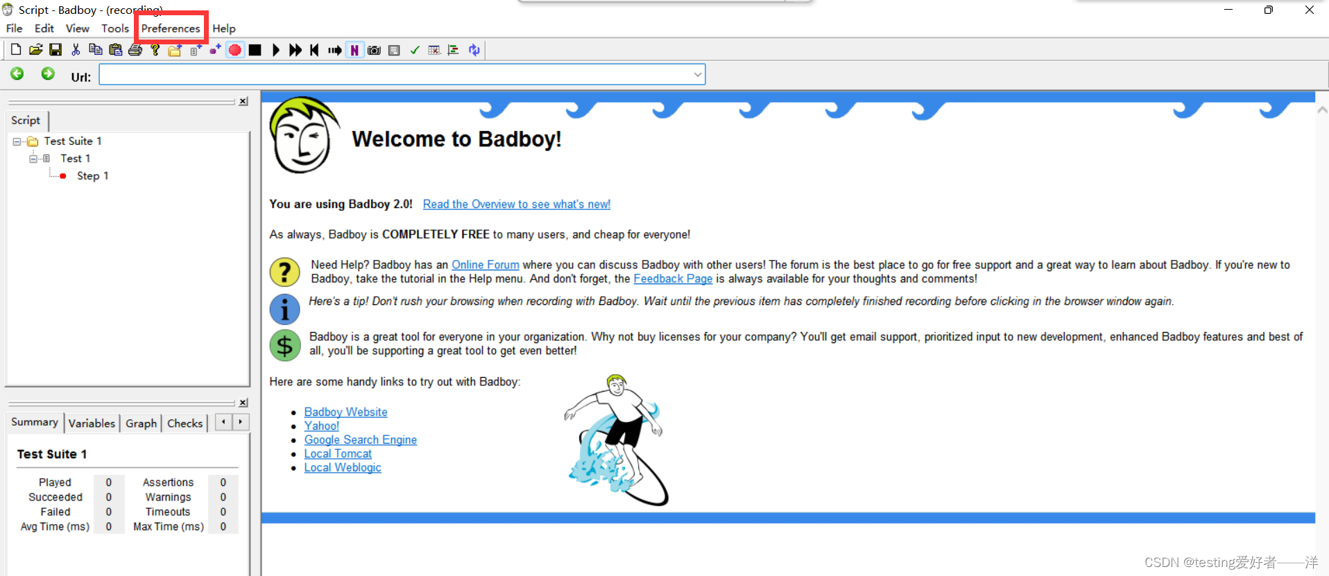 JMeter联合Badboy开发自动化回归测试脚本练习_badboy jmeter 下载-CSDN博客