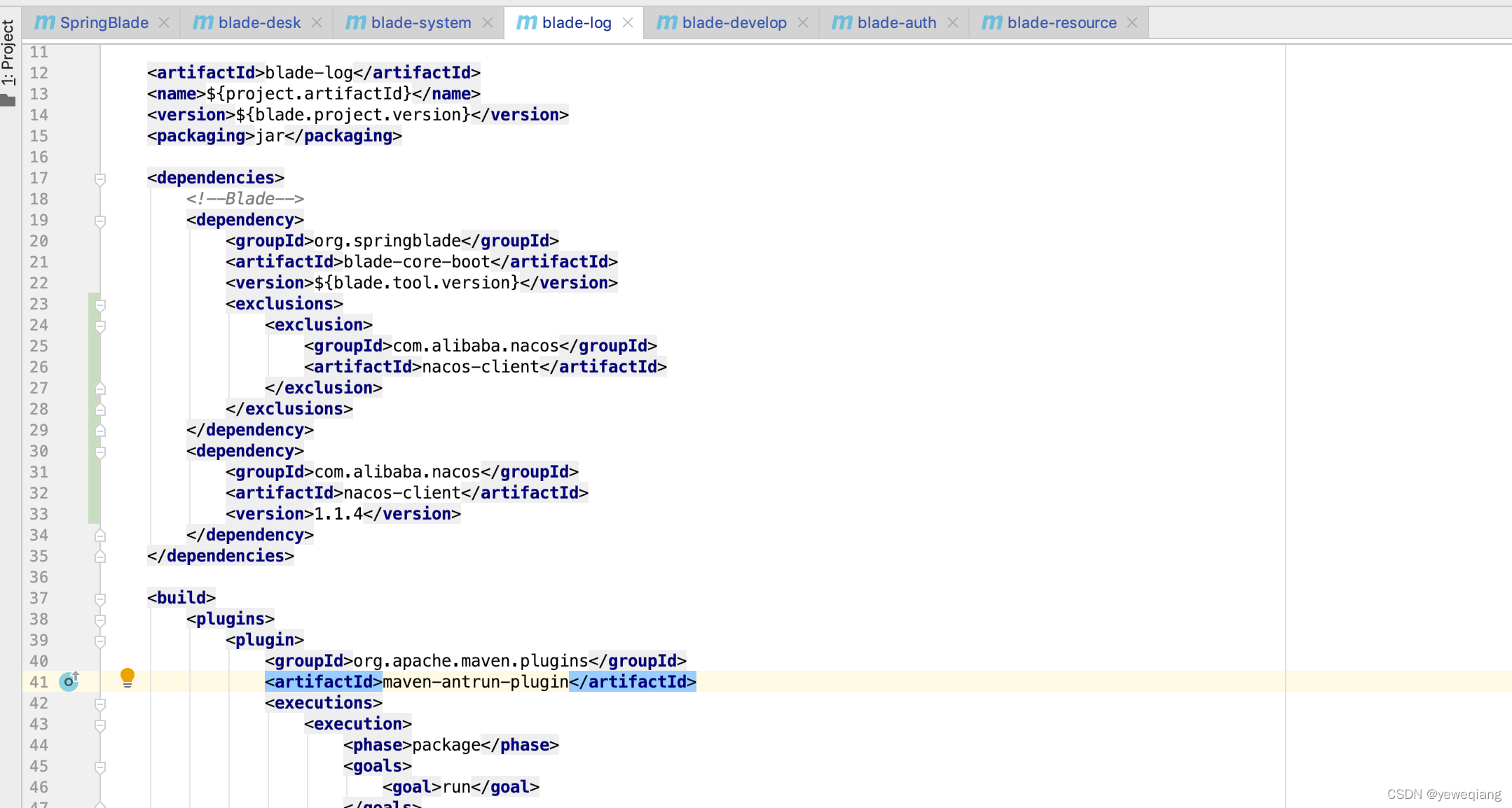 Springblade 开源版 关于启动报错org.reflections.ReflectionsException: could not create Vfs.Dir from url 问题 ...