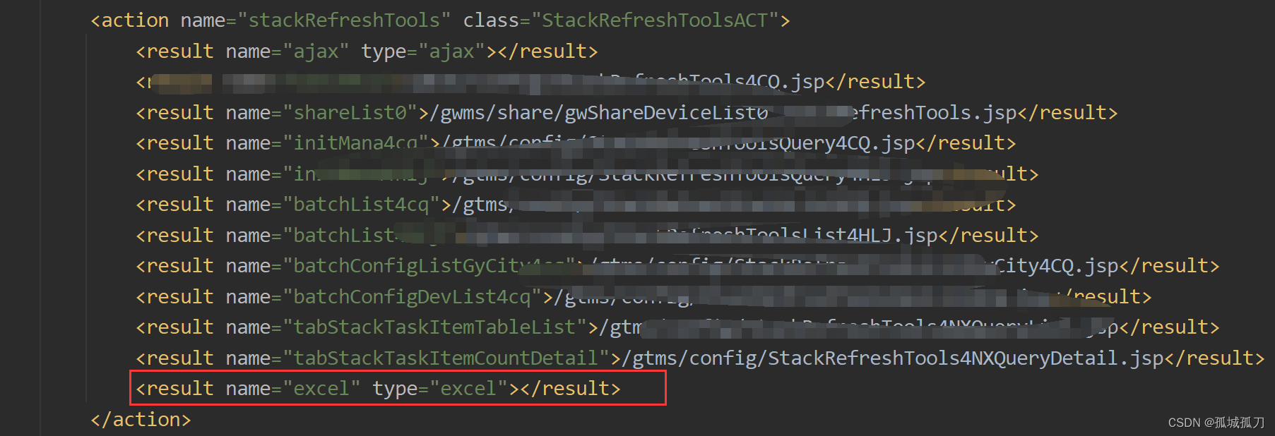 struts2项目中导出Excel报No result defined for action解决办法_com.opensymphony.xwork2.config ...