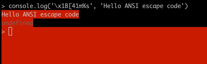 前端架构: 实现脚手架终端UI样式之ANSI escape code, Chalk, Ora介绍_ansi escape codes-CSDN博客