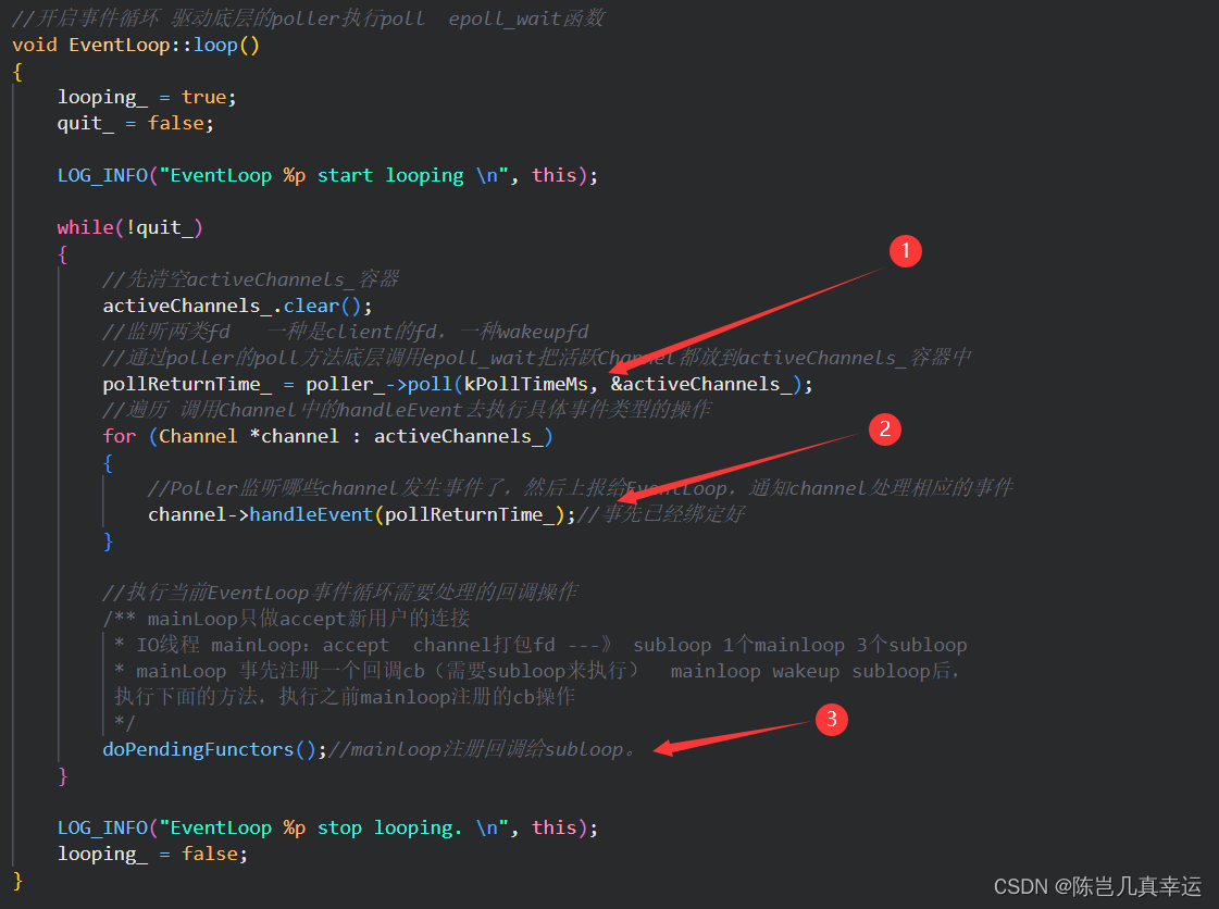 muduo 17 EventLoop事件循环类_muduo wakeup fd-CSDN博客