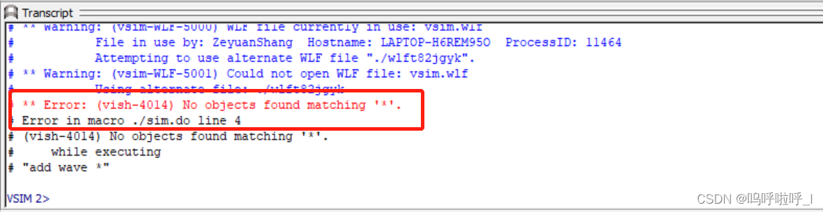 TCL仿真Modelsim问题汇总_novopt-CSDN博客