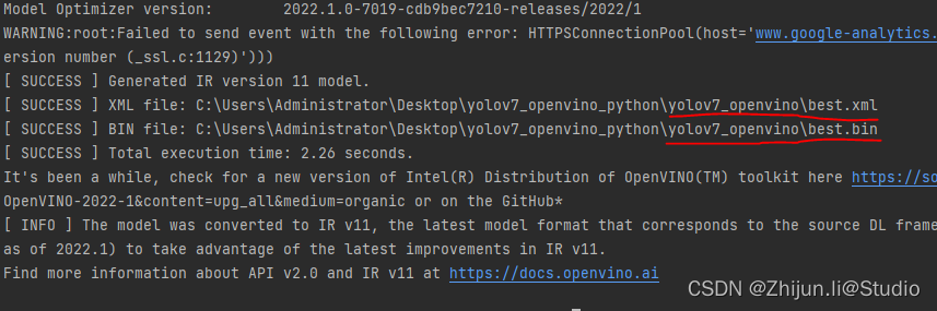 YOLOv7教程系列：三、使用onnx导出成openvino模型，并调用接口进行摄像头推理预测_onnx转openvino-CSDN博客