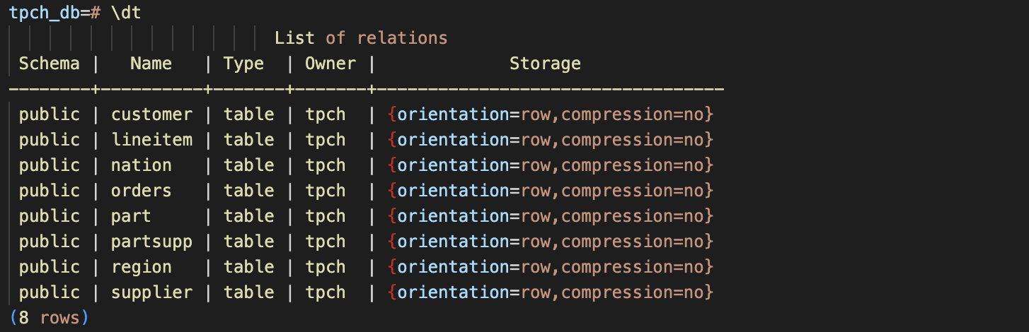 【openGauss/MogDB的TPCH测试】_opengauss tpc-h-CSDN博客