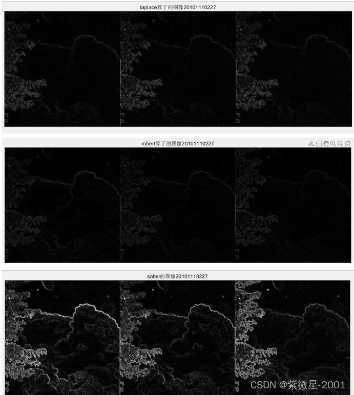 数字图像的边缘检测_、分别用roberts、sobel和拉普拉斯高斯算子对图2中的图像进行边缘检测,比较三-CSDN博客