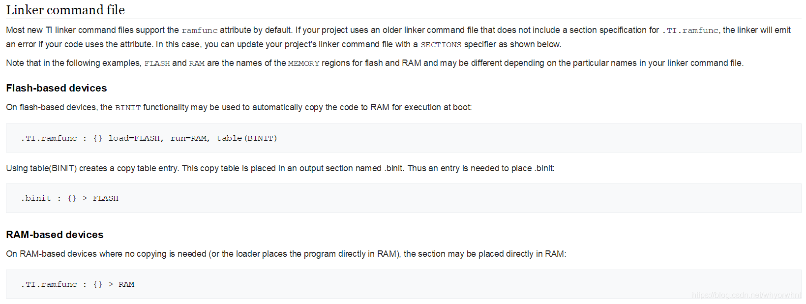 Tms320f280049c 学习笔记9 Cmd文件 程序从flash复制到ram中运行f2800 Cmd Csdn博客