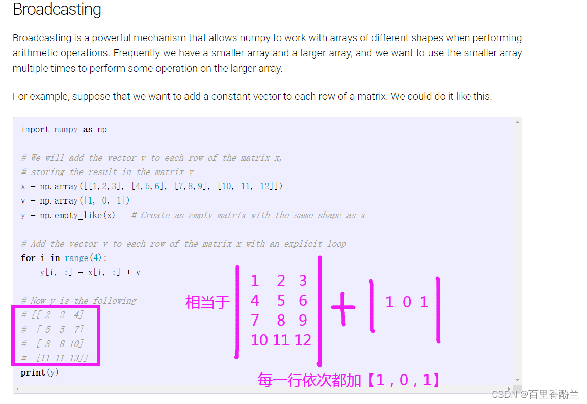 【Python学习笔记】cs231nPython Numpy教程-CSDN博客
