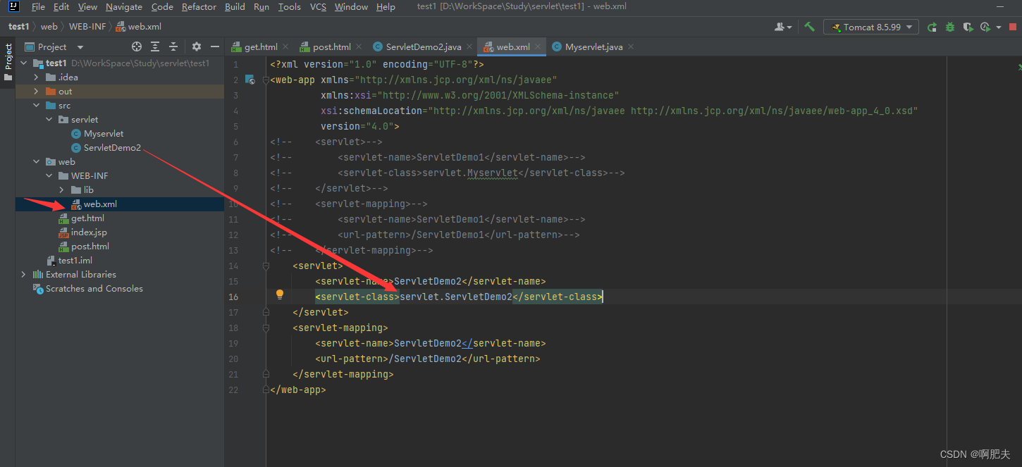 使用Servlet实现九九乘法表 get与post提交测试_新建servlet重写doget方法,在该方法中通过嵌套的for循环打印九九乘法表-CSDN博客