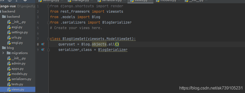 django rest framework + vue :前后端分离开发示例sample_drf vue开发-CSDN博客