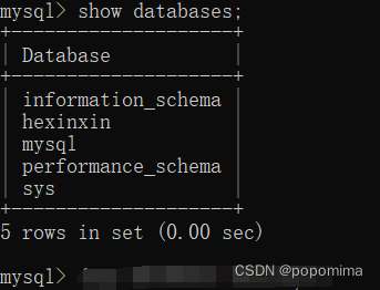 MySQL数据库创建相关简单操作_在mysql中create datebase 数据库名 () 中()如何输入-CSDN博客