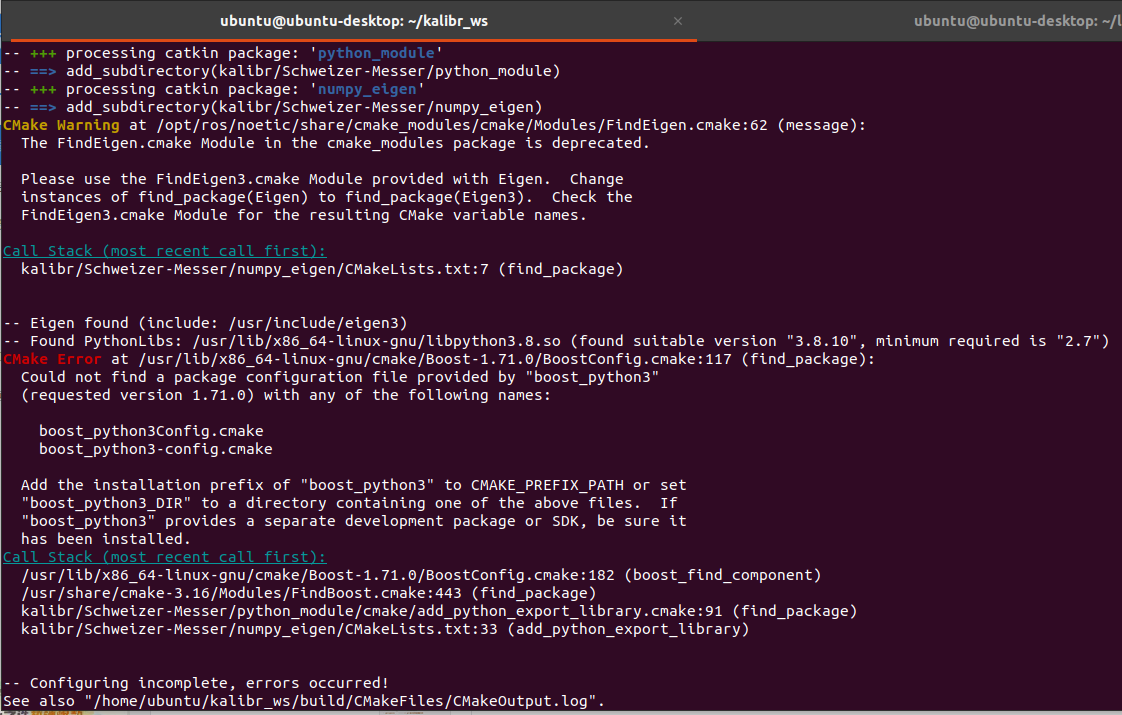 Ubuntu 20.04 + ROS Noetic + OpenCV 4.10编译kalibr相机标定功能包_kalibr使用opencv4编译-CSDN博客