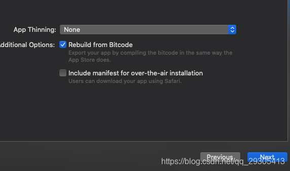 IOS13 Xcode11 导出测试包 ipa_xcode11打包ipa测试包-CSDN博客