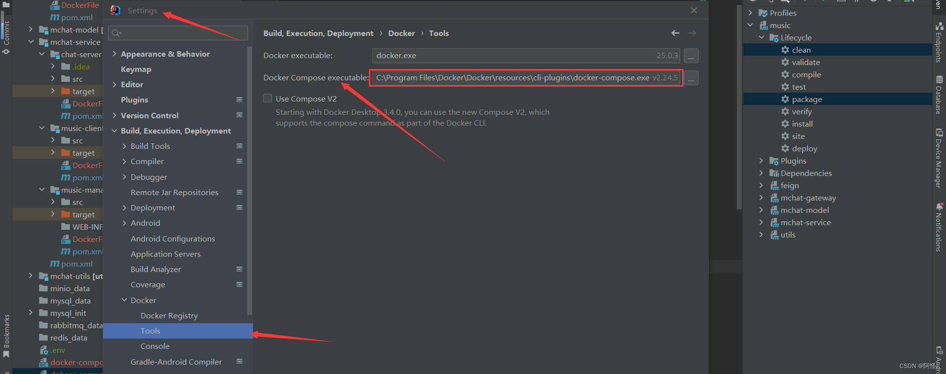 Springboot+SpringCloud+vue微服务项目，后端使用Docker-compose部署至虚拟机环境_win10 docker部署vue3+nacos+springcloud ...