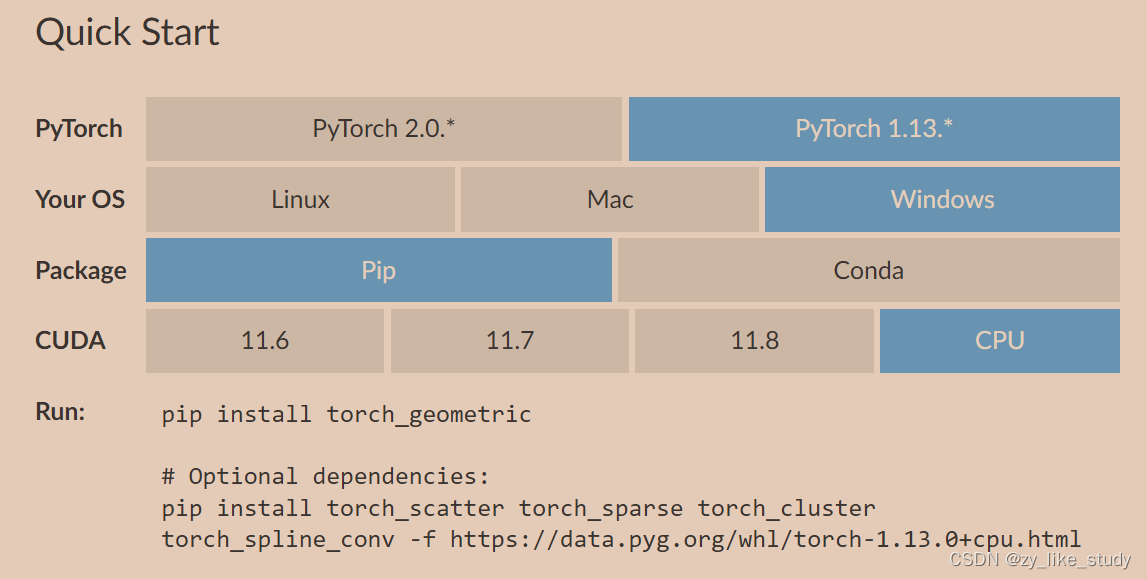 torch_geometric安装（CPU版本）_torch cpu版本-CSDN博客