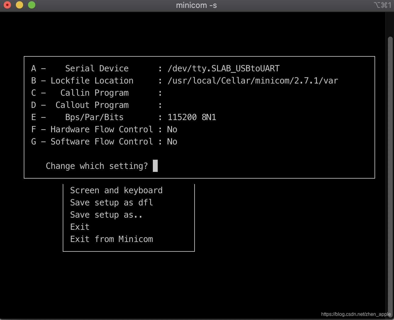 Mac安装串口工具Minicom_minicom安装不了-CSDN博客