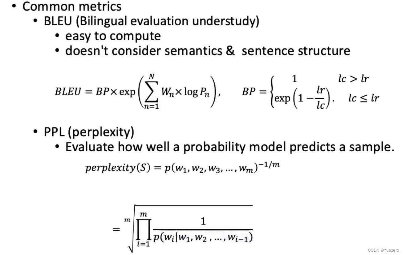 NLP 的 Task 和 Metric (Perplexity，BLEU，METOR，ROUGH，CIDEr)_nlp blue nist-CSDN博客