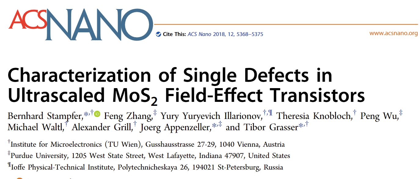 【MoS2】二硫化钼FET中单个缺陷的表征_非辐射多声子( nmp )势阱模型-CSDN博客