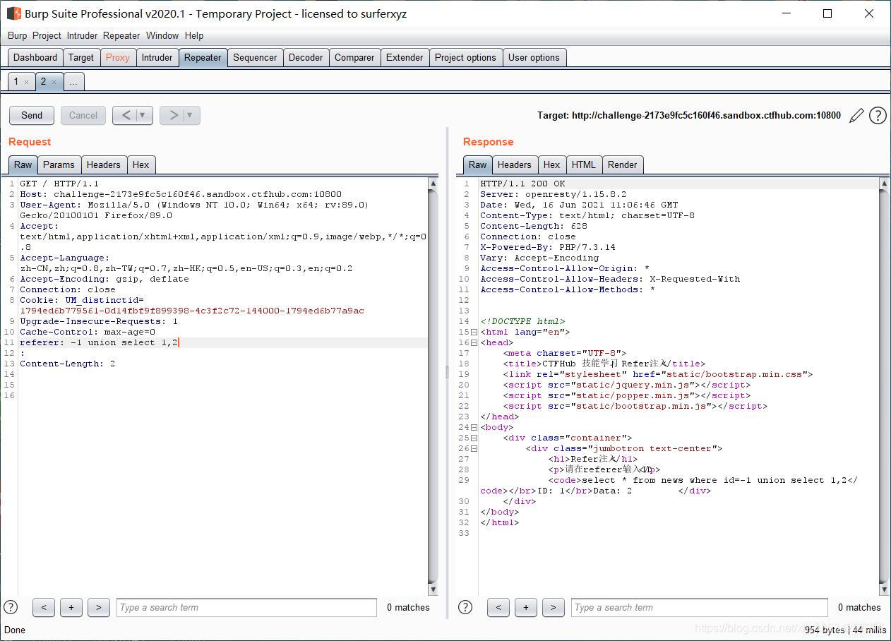 CTFHUB之sql注入（特详解）_ctfhubsql注入-CSDN博客