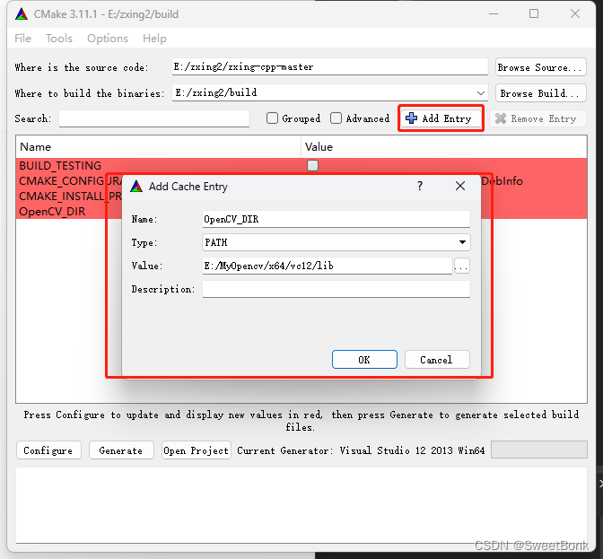vs2013 + zxing+CMake编译_cmake vs2013-CSDN博客