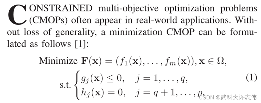 【论文研读】-用于约束多目标优化的新型双阶段双种群进化算法_ccmo-CSDN博客