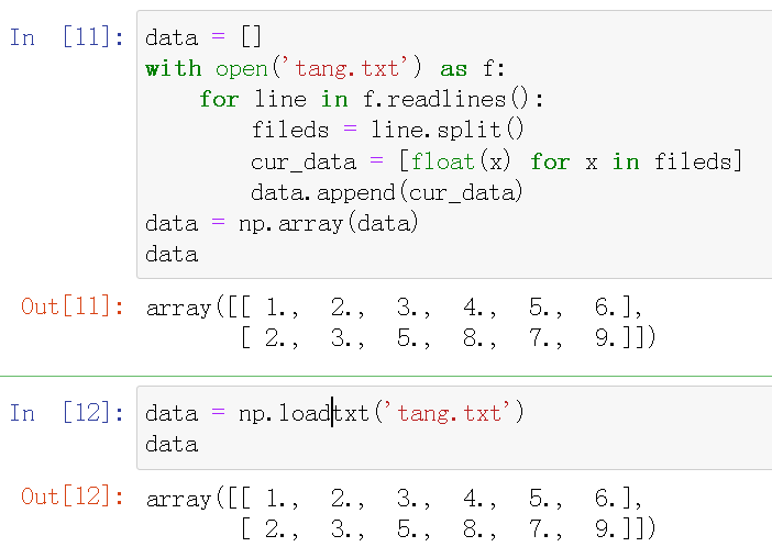使用numpy读写数据_numpy读txt数据-CSDN博客