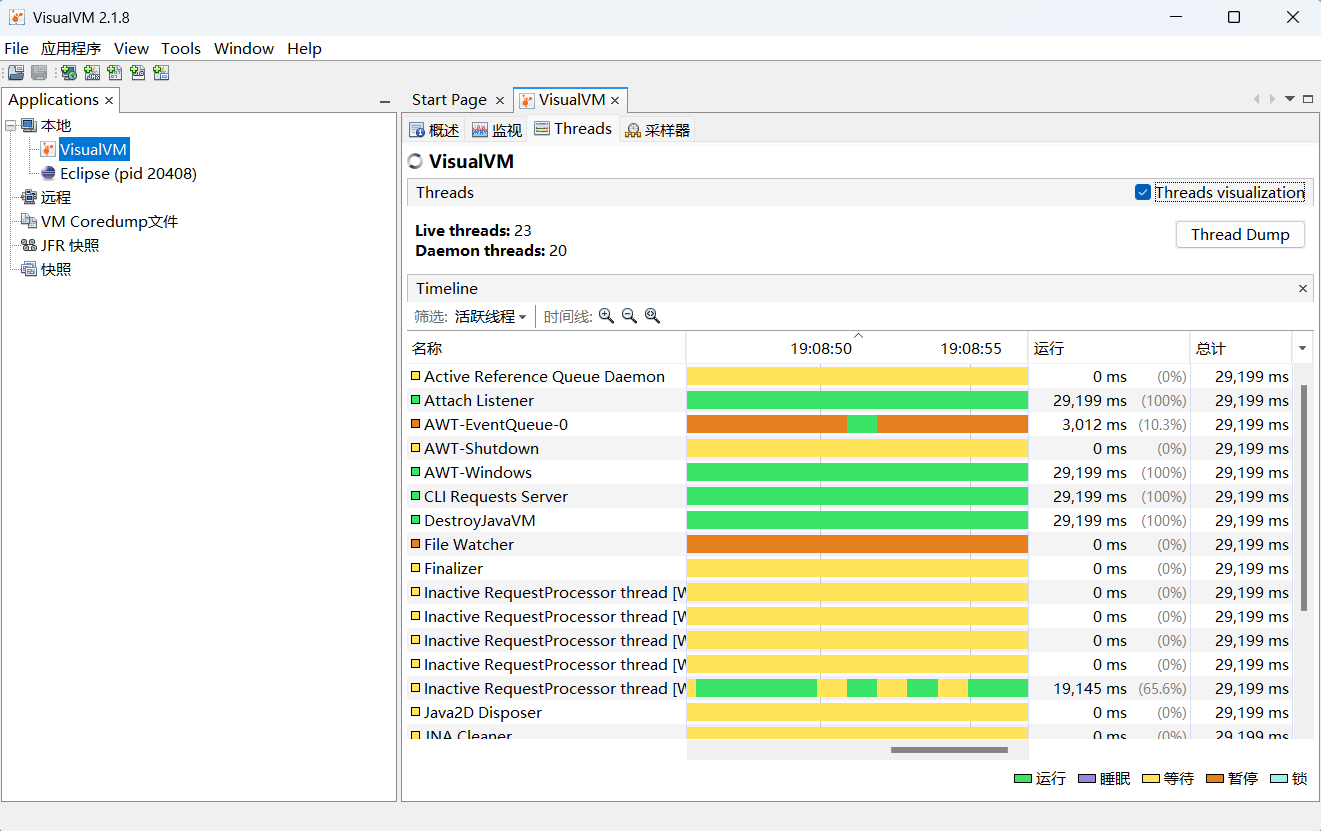 VisualVM v2.1.8汉化预览版_visualvm汉化-CSDN博客