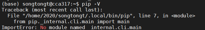 解决 ImportError: No module named _internal.cli.main_importerror: no module named cli.main-CSDN博客
